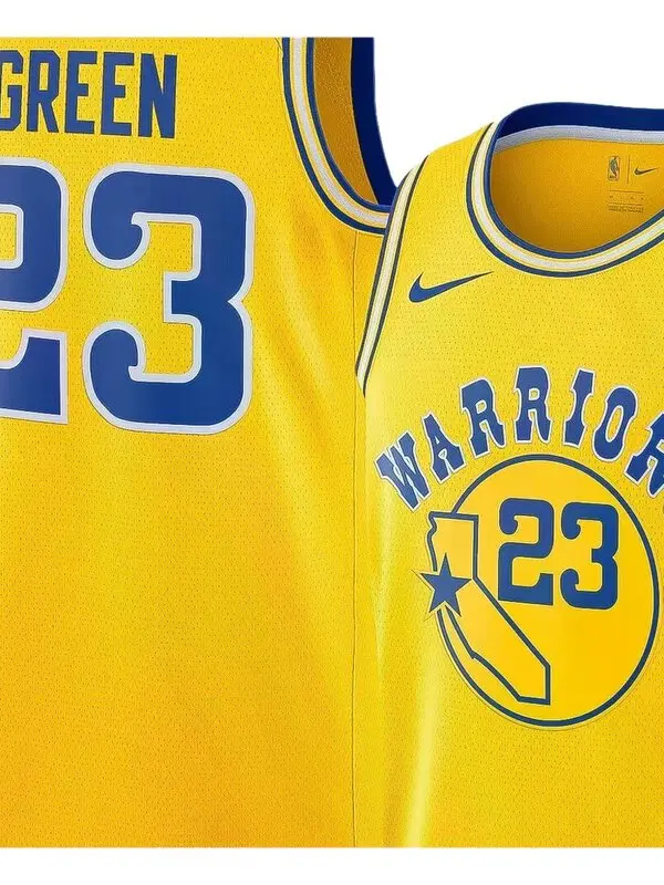 Nike X Nba Golden State Warriors Swingman Basketball Vest - Yellow