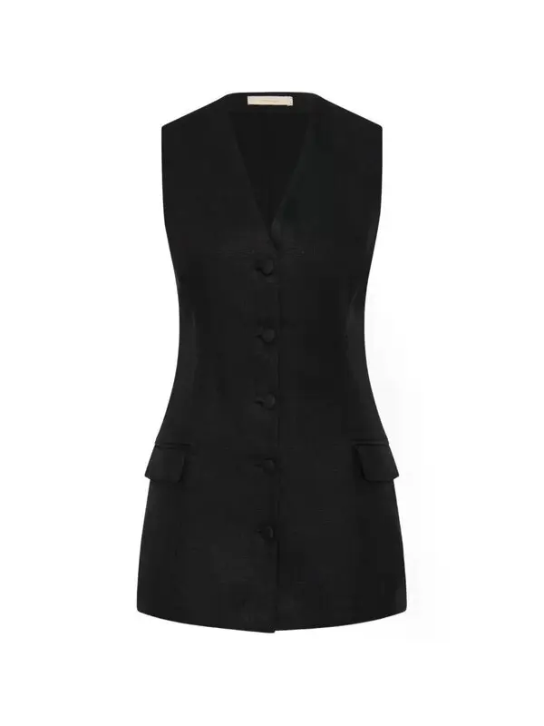 Faithfull The Brand Eloise Linen Vest