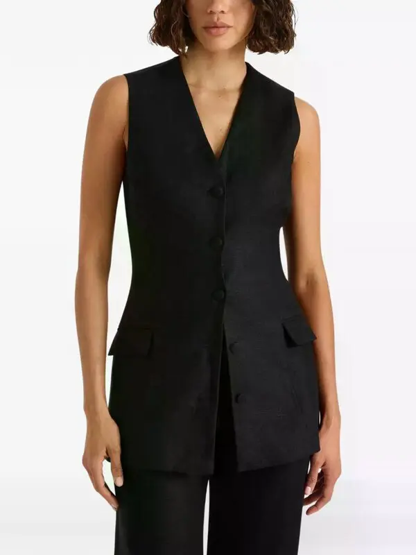 Faithfull The Brand Eloise Linen Vest