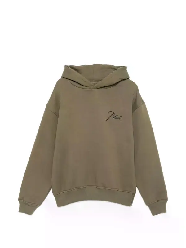 Rhude Hooded Pullover - Green