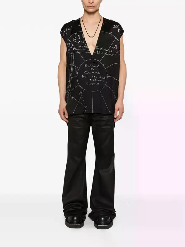 Rick Owens Graphic-print Top