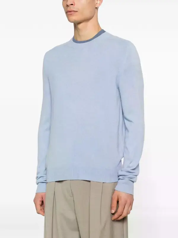 Eric Bompard Round-neck Jumper - Blue