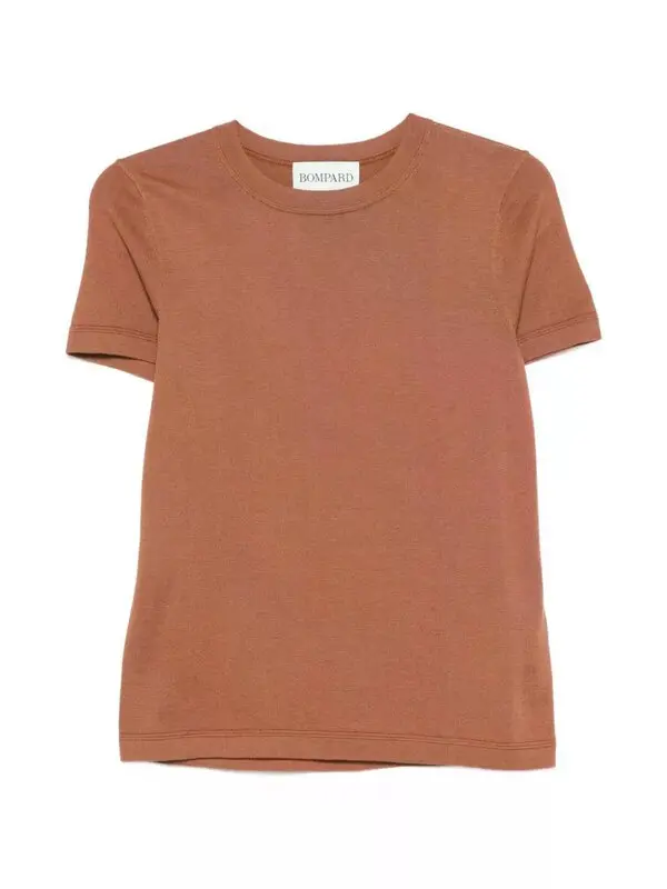 Eric Bompard Straight Fit T-shirt - Brown