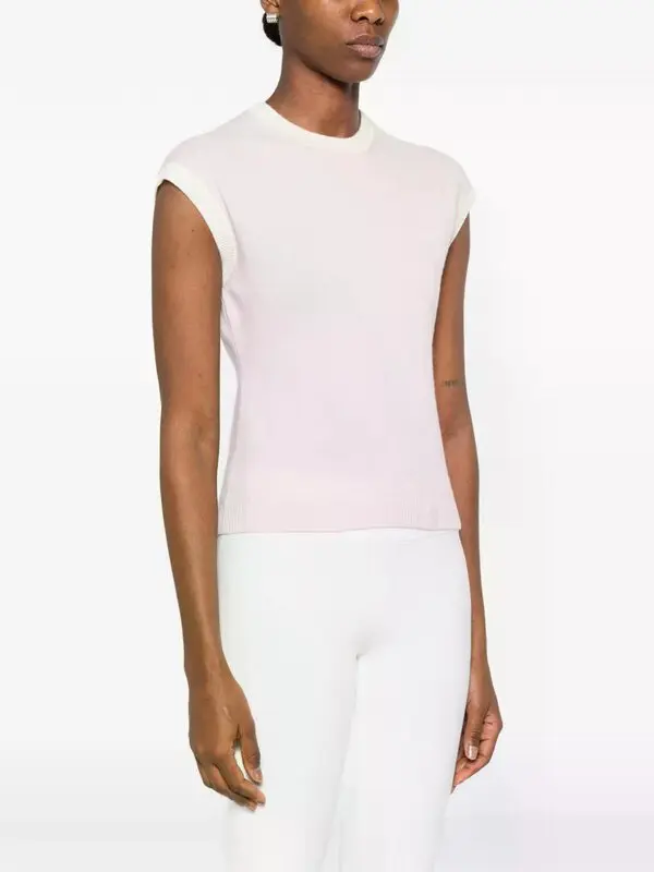 Eric Bompard Contrasting-trim Sleeveless Vest