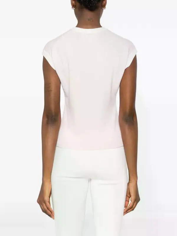 Eric Bompard Contrasting-trim Sleeveless Vest