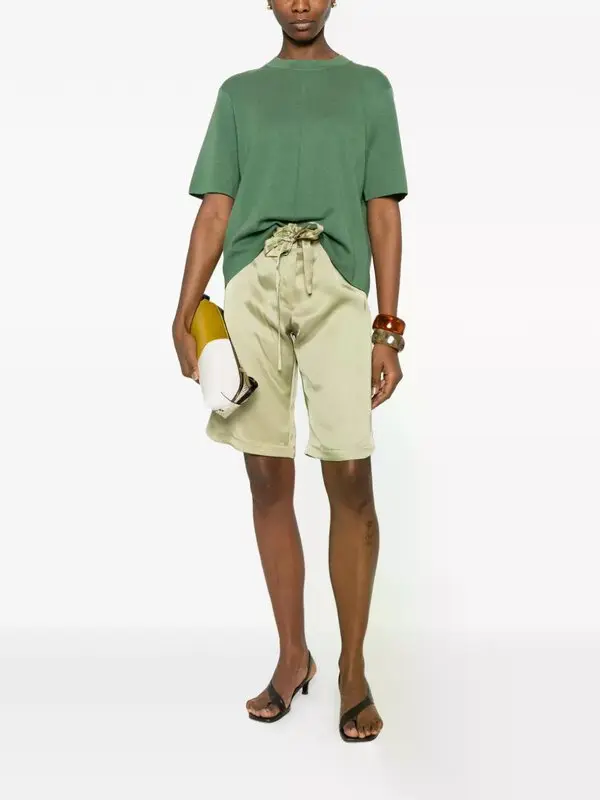 Eric Bompard Loose-fit Round-neck T-shirt - Green