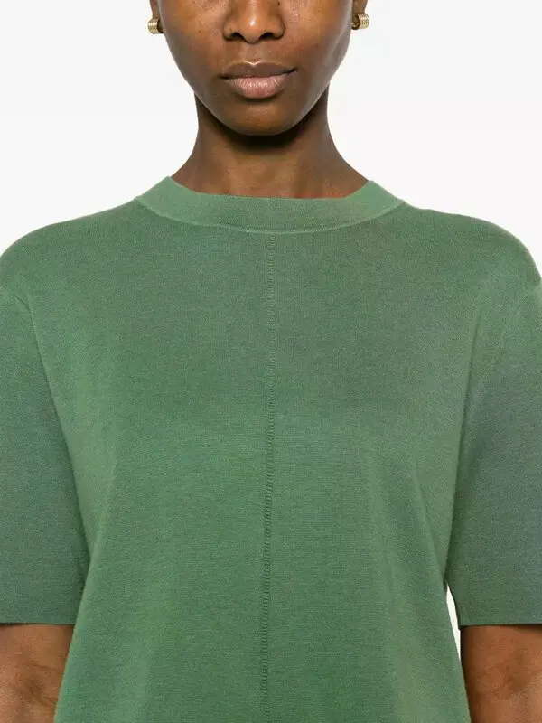 Eric Bompard Loose-fit Round-neck T-shirt - Green