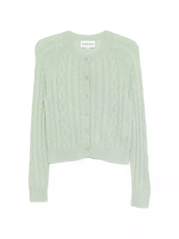 Eric Bompard Buttoned Cable-knit Cardigan
