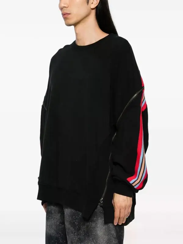 Facetasm Zipped Panelled Sweatshirt