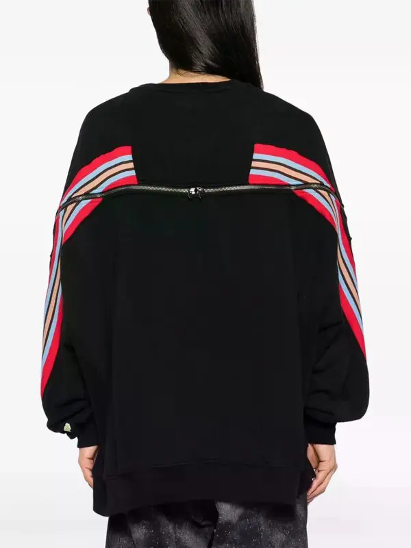Facetasm Zipped Panelled Sweatshirt
