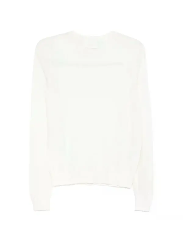 Eric Bompard Long-sleeve Round-neck Sweater - Neutrals