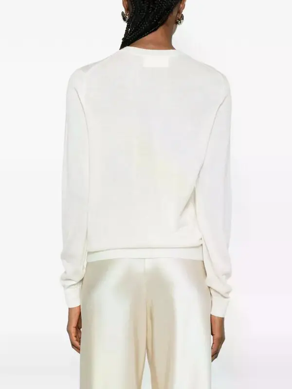 Eric Bompard Long-sleeve Round-neck Sweater - Neutrals