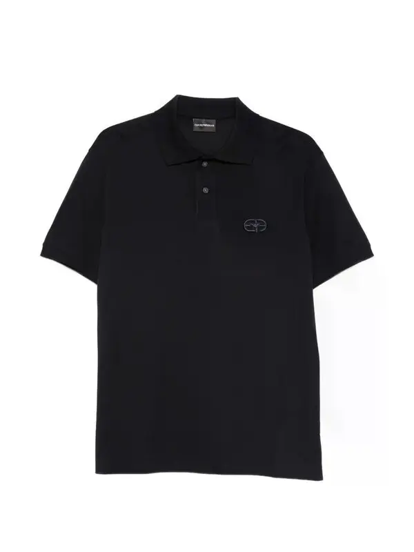 Emporio Armani Logo-embroidered Polo Shirt