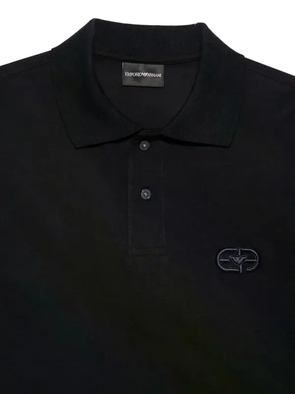 Emporio Armani Logo-embroidered Polo Shirt