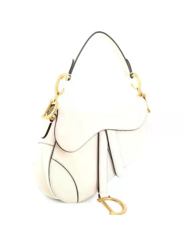Dior Saddle Handbag Leather Mini Shoulder Bag