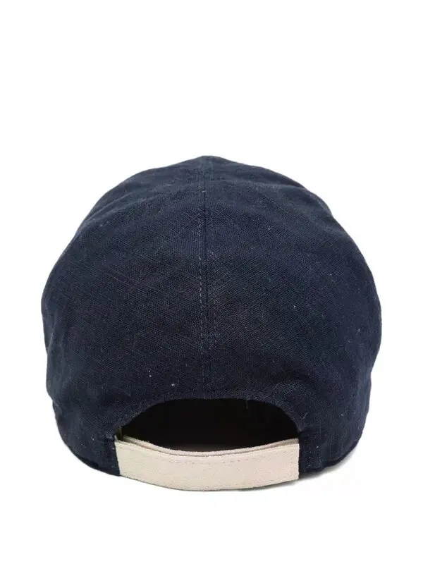 Eleventy Contrast-trimmed Cap