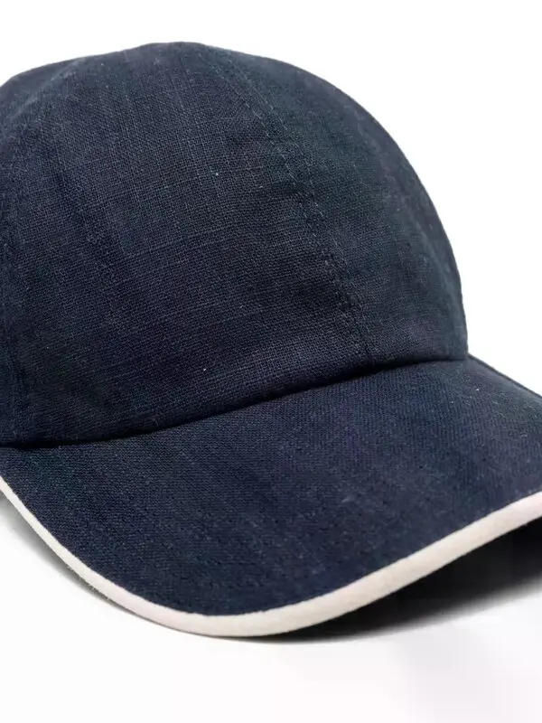 Eleventy Contrast-trimmed Cap
