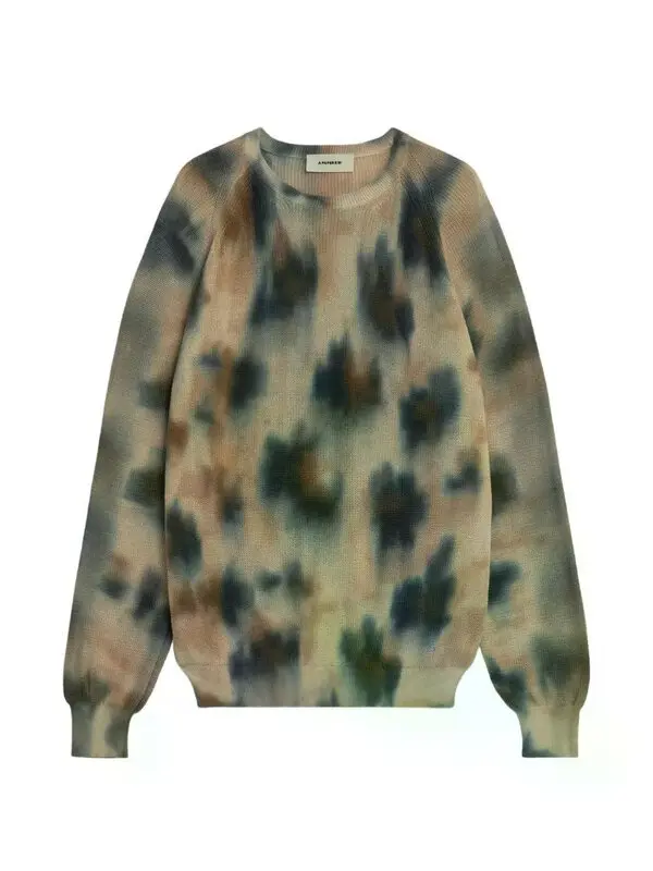 A PAPER KID Tie-dye Sweater - Neutrals
