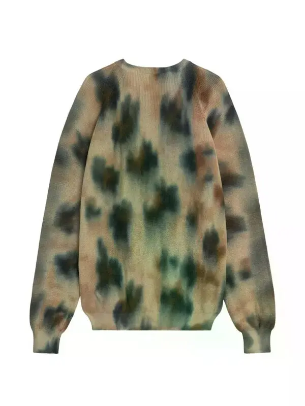 A PAPER KID Tie-dye Sweater