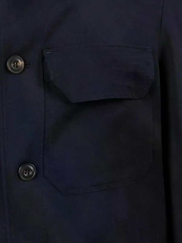 BRANDO Buttoned Flap-pocket Overshirt