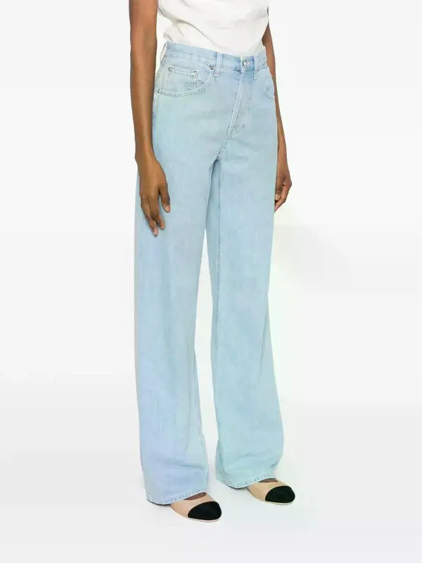 DONDUP Five-pocket Wide Leg Jeans