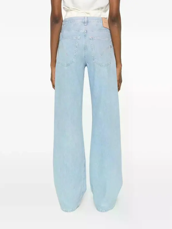 DONDUP Five-pocket Wide Leg Jeans