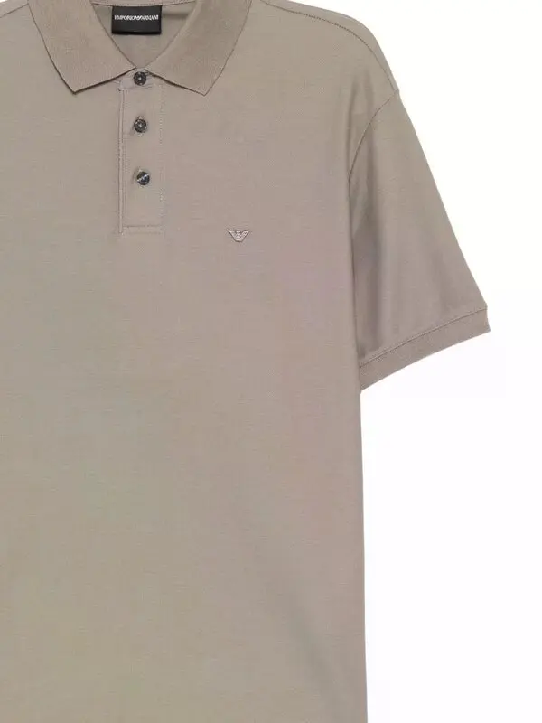 Emporio Armani Logo-embroidered Polo Shirt