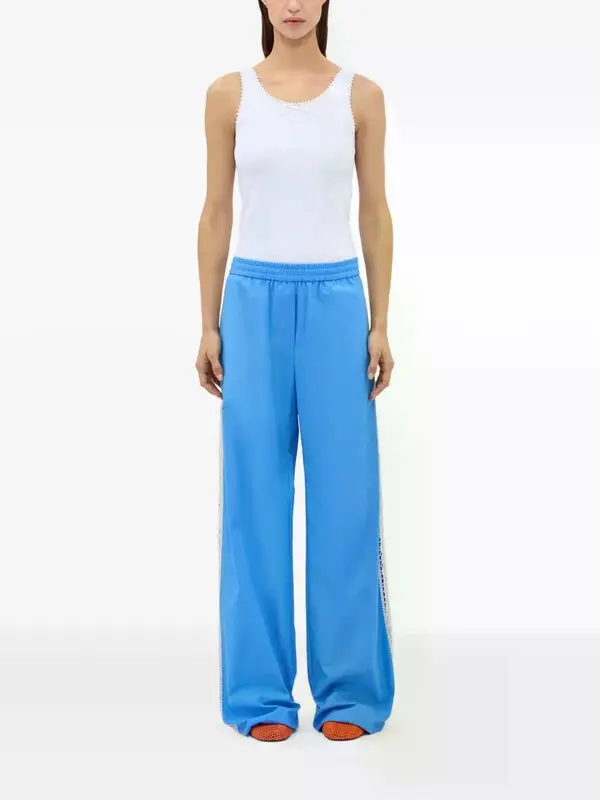MSGM Lace Trim Trousers