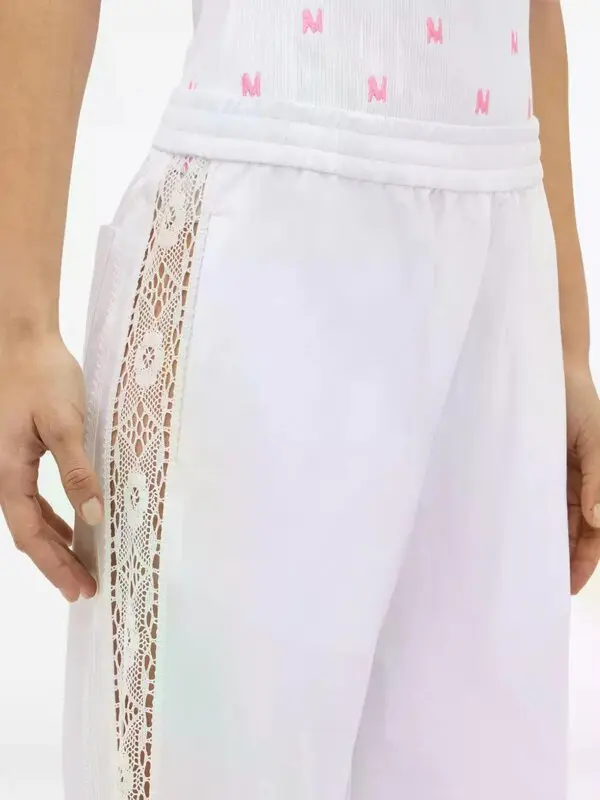 MSGM Lace-detail Trousers