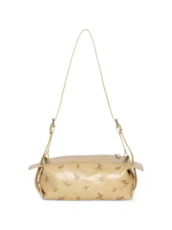MSGM Floral Shoulder Bag - Neutrals