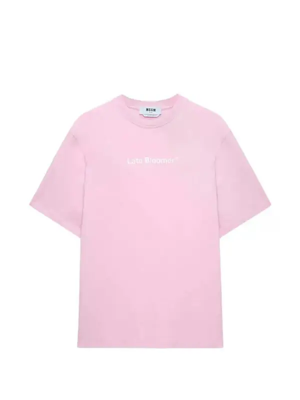 MSGM Printed T-shirt - Pink