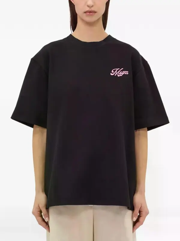 MSGM Embroidered T-shirt