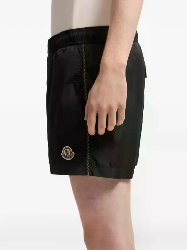 Moncler Logo-patch Swim Shorts