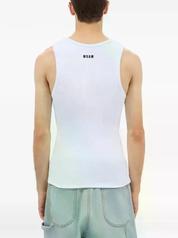 MSGM Ribbed Tank Top