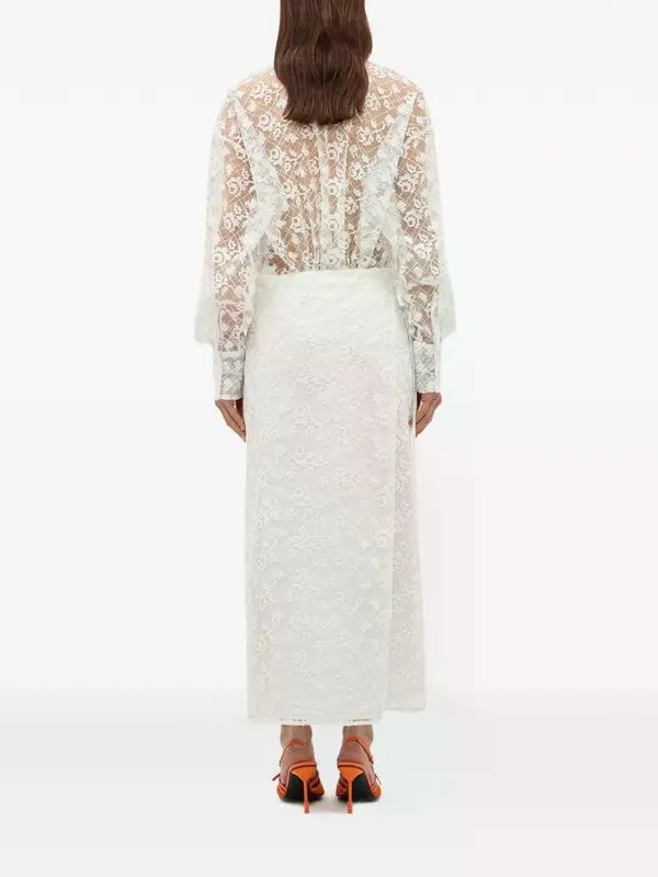 MSGM Lace Maxi Skirt