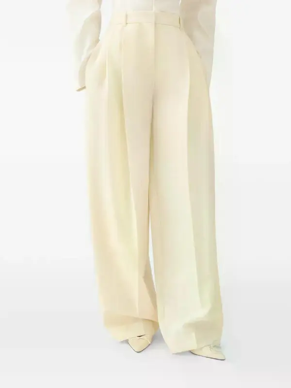 Jacquemus Pleated Palazzo Pants