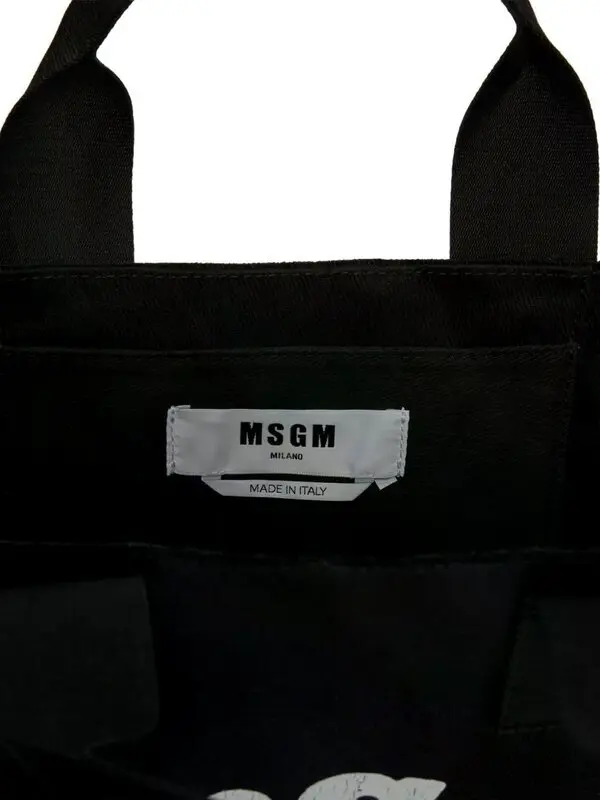 MSGM Heart-print Tote Bag