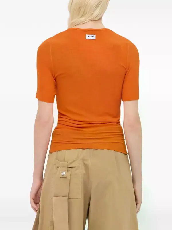MSGM Short-sleeve T-shirt - Orange