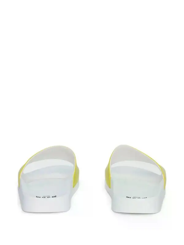 MSGM Embossed Slides - Yellow