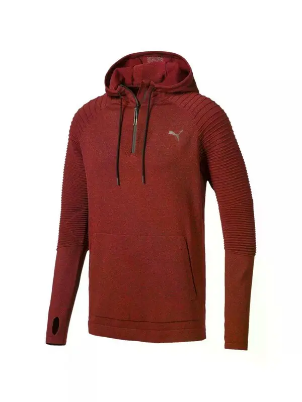 PUMA Ribbed Half-zip Hoodie