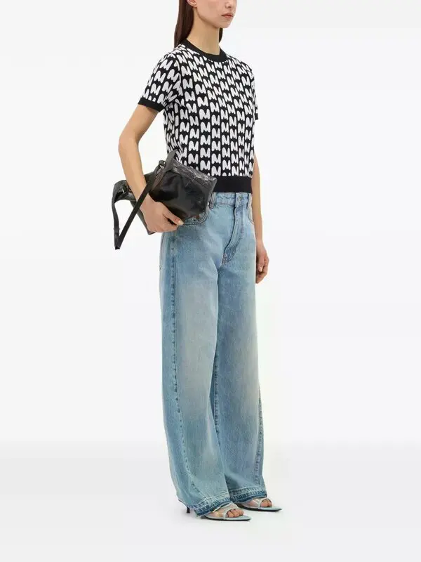 MSGM Patterned Short-sleeve T-shirt
