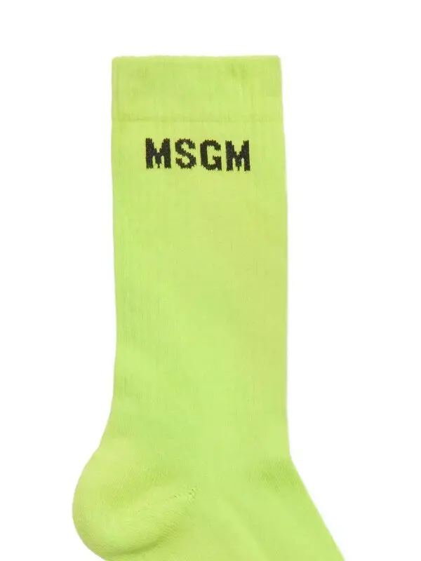 MSGM Logo Socks