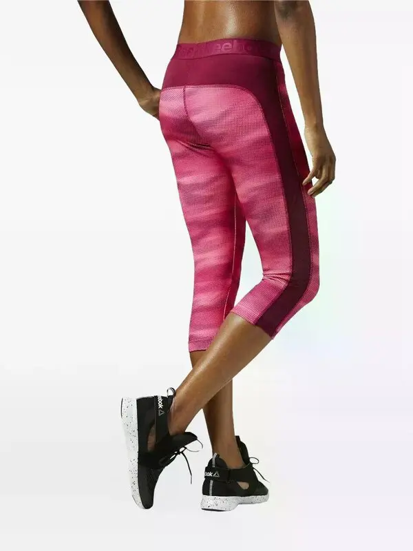 REEBOK Workout Ready Printed Capri Leggings