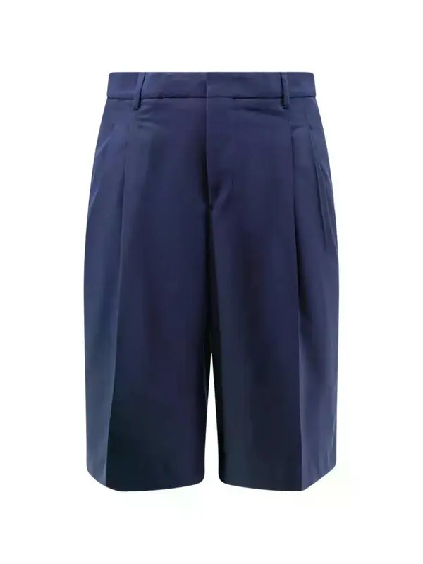 Ami Pleated Bermuda Shorts
