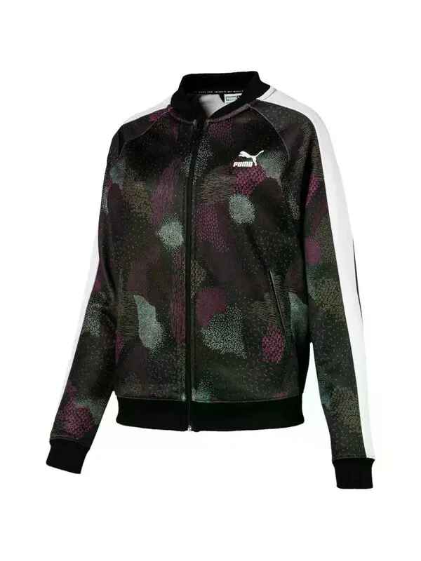 PUMA Classics T7 Patterned Sweatshirt - Black