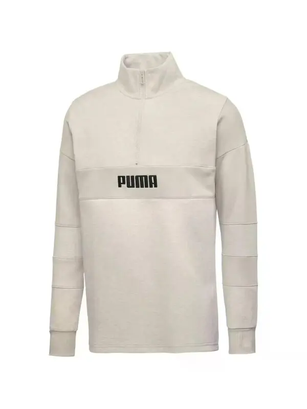 PUMA Half-zip T-shirt - Neutrals