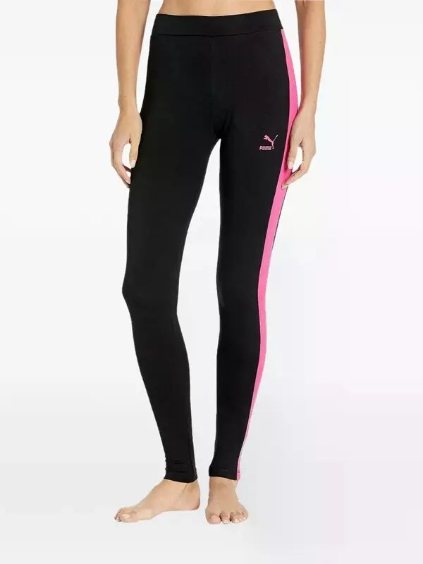 PUMA Logo Striped Leggings