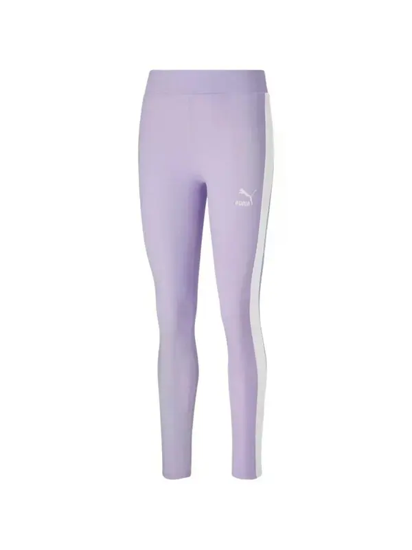 PUMA Logo-detail Leggings - Purple