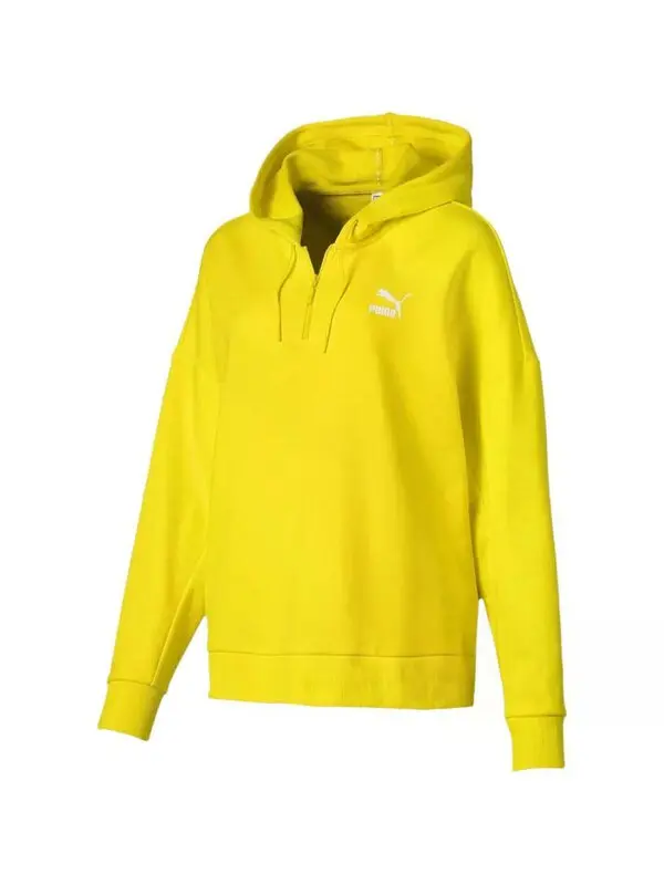 PUMA Half-zip Hoodie - Yellow
