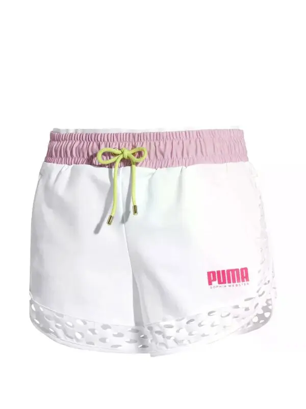 PUMA X Sophia Webster Perforated Track Shorts